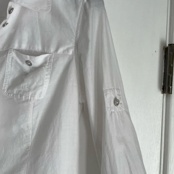 Martin + Osa | Tops | Martin Osa White Cotton Button Down Shirt | Poshmark
